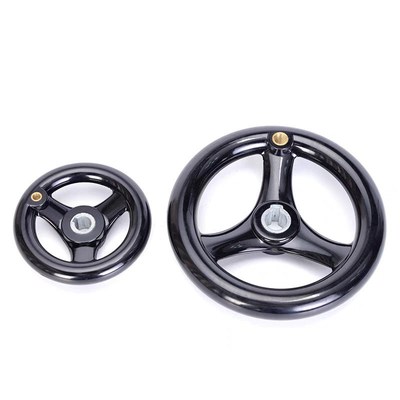 E-HAM01-D100/D125/D160机床胶木三幅手轮转动手柄型 圆轮缘手轮