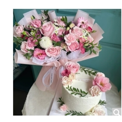 绥化市肇东市海伦市绥棱县安达市蛋糕店速递生日蛋糕玫瑰母亲节