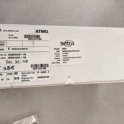 议价Setra 西特压差变送器 SRIM2100LD2CDLH议价