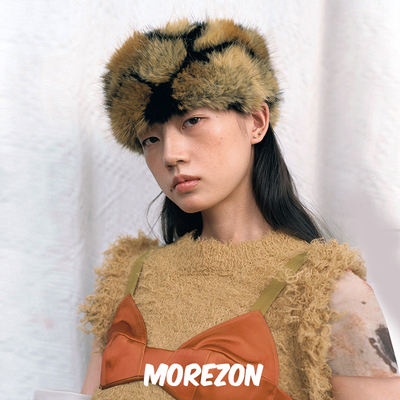 MOREZON【AWESOME NEEDS FUR WARMER】25AW潮人保暖仿皮草发带女