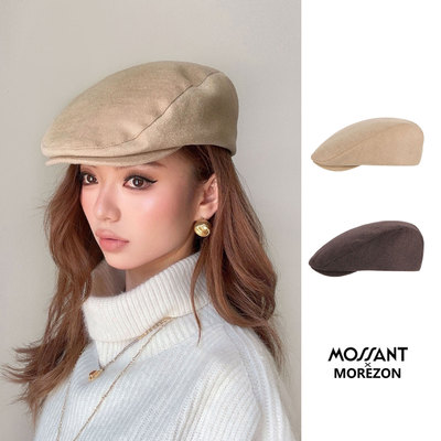 MOREZON【Mossant】26秋冬新款设计师小众潮人经典羊毛前进帽子女