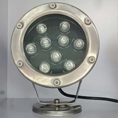 LED水底灯3W5W7W9W12W15W18W24W36W 304不锈钢水下投光灯外壳套件