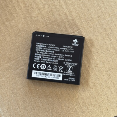 适用VEKEN百富D230PAX YW-018电池 3.7V3400mah 刷卡机电池