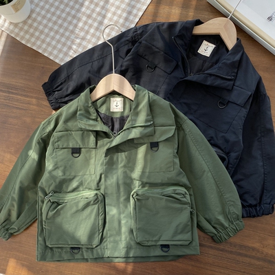 大米淘常规春秋立领工装款