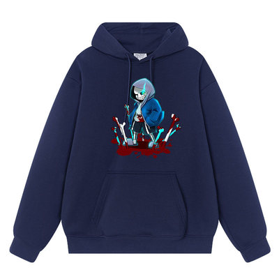 传说之下连帽卫衣 undertale 骷髅兄弟游戏周边sans动漫衣服帽衫