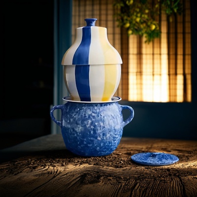 丹麦饼干罐家用摆件收纳品陶瓷罐