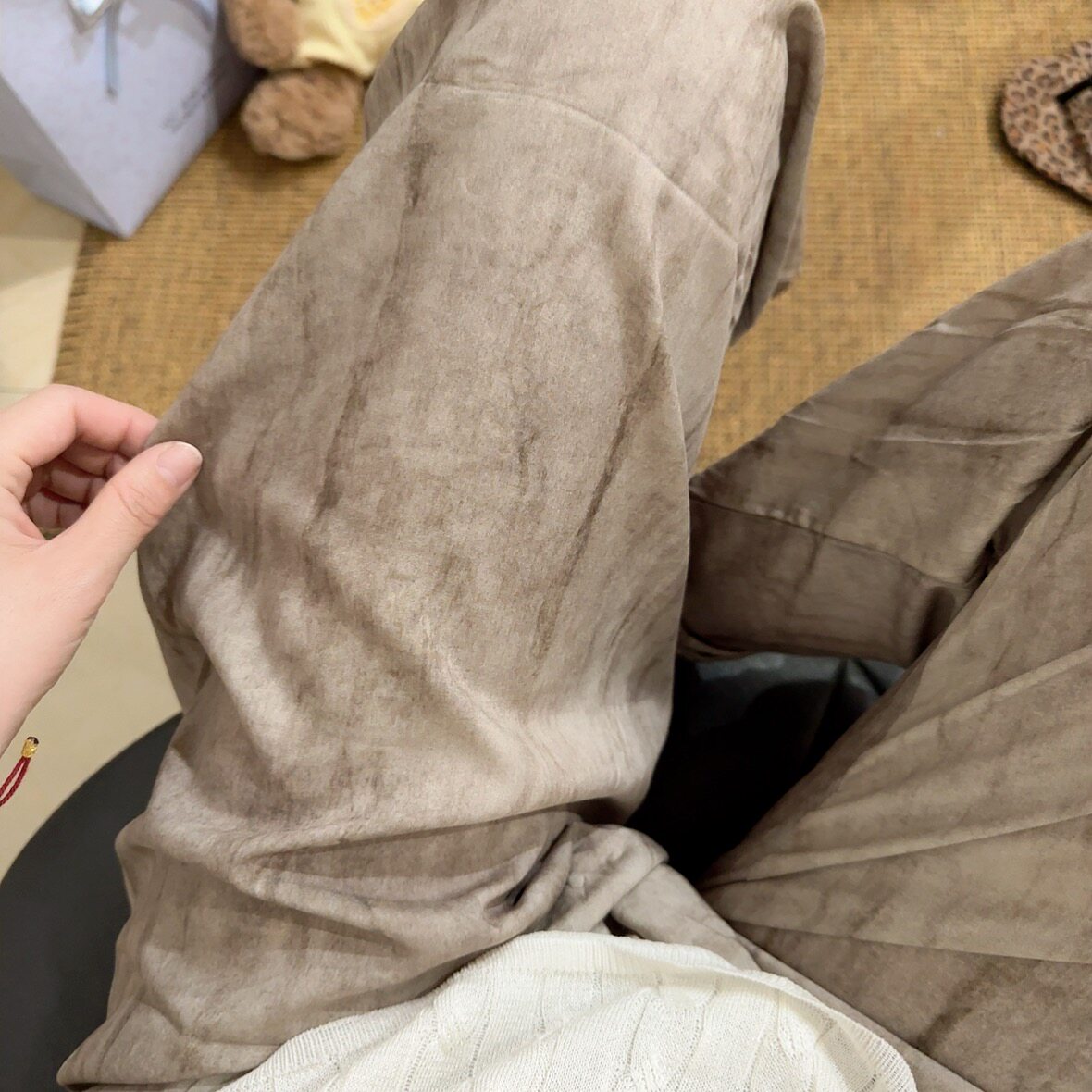 棉绸夏季睡裤女士薄款阔腿裤家居薄款花裤可外穿人造棉九分裤