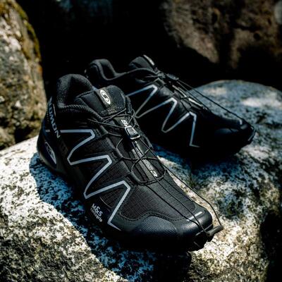 正品SALOMON speedcross 3萨洛蒙男女户外休闲鞋浅黄轻便透气24年
