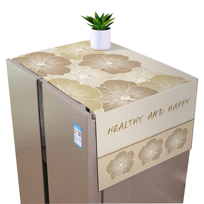 棉麻冰箱防尘罩收纳挂袋收纳