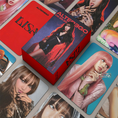 55张LISA 镭射小卡专辑 Alter Ego 小卡Lomo卡photocard明信片ins