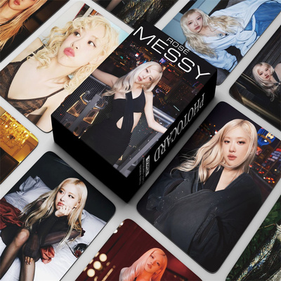 127张ROSE单人小卡粉墨朴彩英贴纸MESSY粉墨ROSIE自印卡片明信片