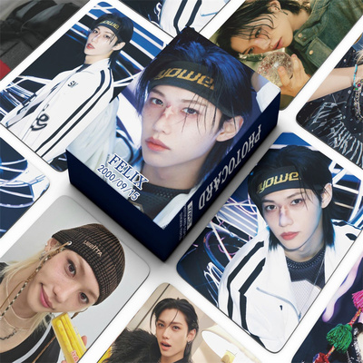 FELIX李龙馥明星小卡贴纸Stray Kids演唱会dominATE自印照片卡ins