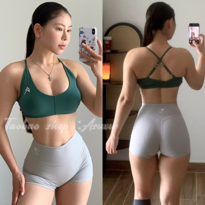 Asuxw可调节肩带美背运动文胸女