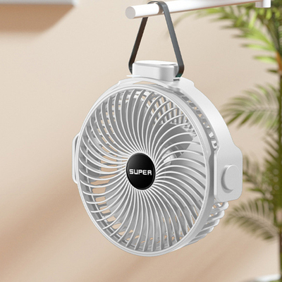 USB Rechargeable Mini Fan 360 Rotation 3 Gears Ceiling Fan T