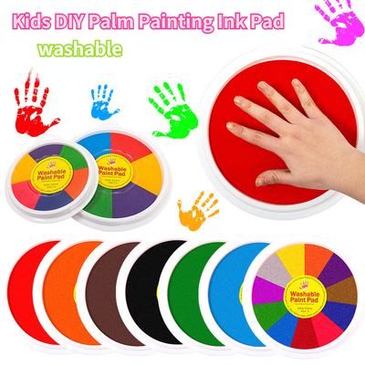 Colorful Ink Stamp Pad DIY Finger Painting Craft Cardmaking