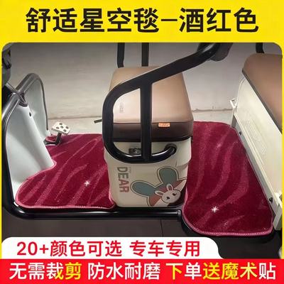 专用于嘉吉嘉陵P30电三轮车脚垫电动车专用加厚耐磨防滑脚踏垫