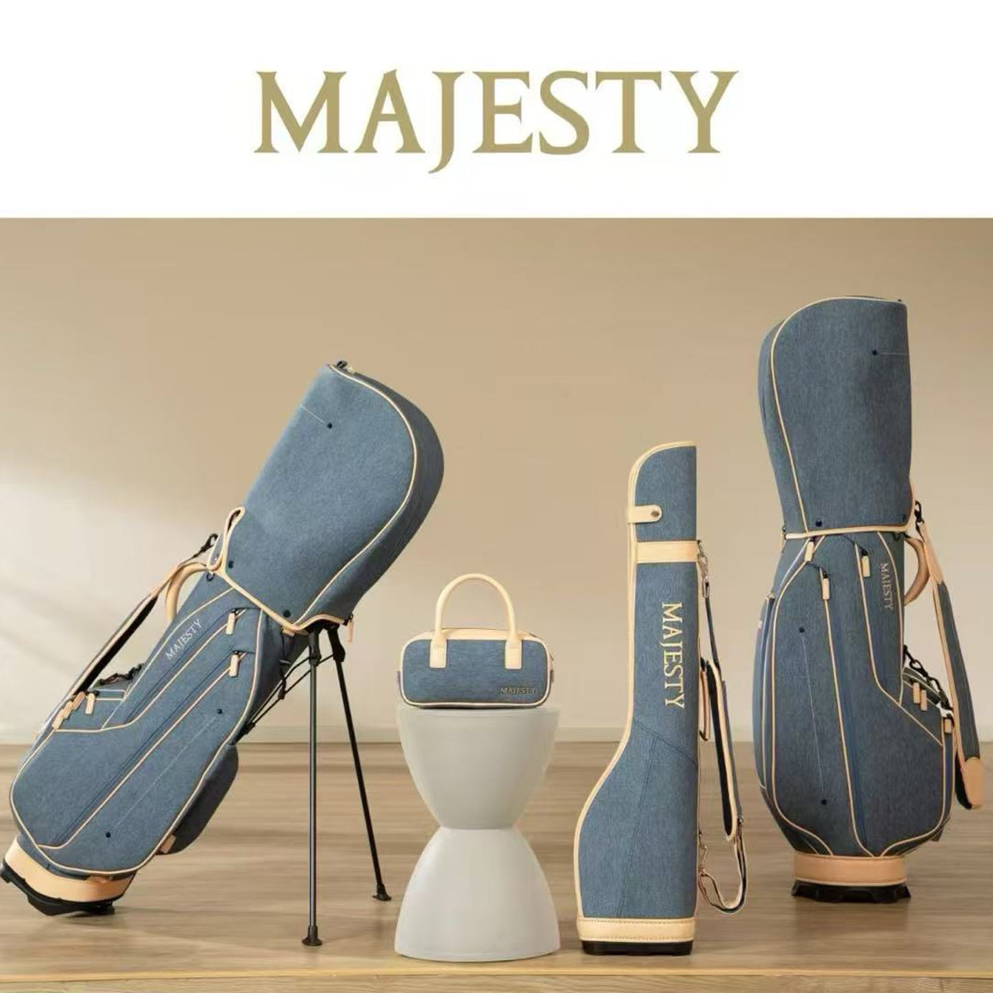 2026新款MAJESTY玛嘉斯蒂高尔夫球包男女同款标准球杆包手提包