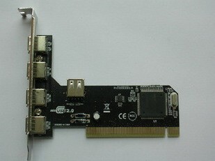 PCI转USB2.0 内置USB 5口 转接卡 USB扩展卡 USB HUB卡