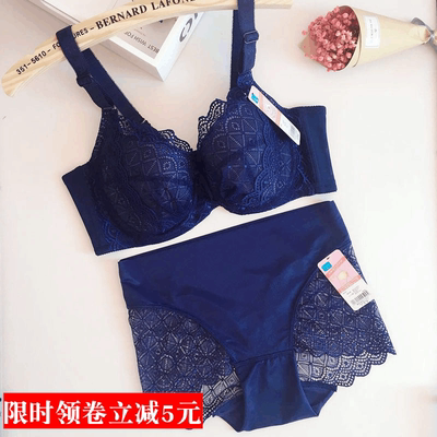 大码内衣套装胖mm聚拢bc杯d杯ef