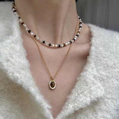 新品虎眼石系列高级项链