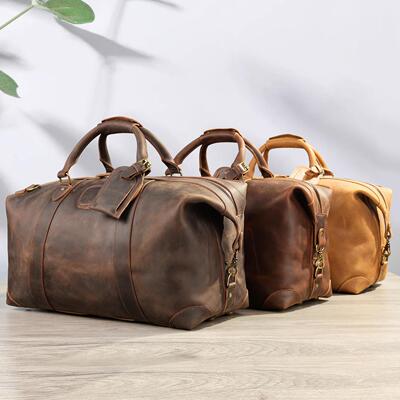玛轮特疯马皮travel bag真皮手工复古大容量旅行包手提包旅行袋男