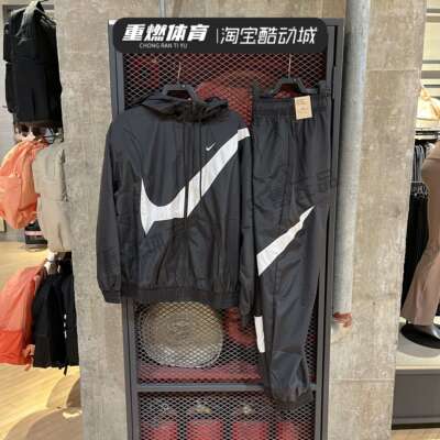 训练大钩子套装夹克裤子