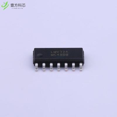 原厂原装LMV324-SR 低功耗,轨到轨输入输出,4通