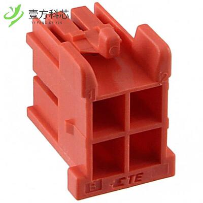 原厂原装3-1971905-2 CONN PLUG HSG 4POS 3.30MM全