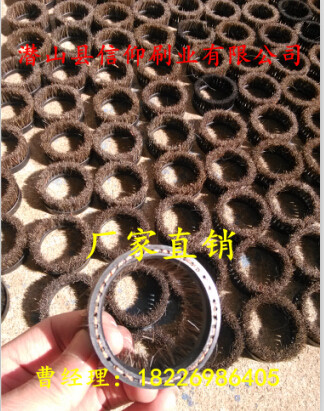 定制清洁镜面清洗刷小型毛刷轮工业尼龙刷圆盘刷异形 抛光研磨刷