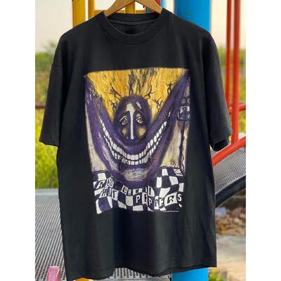 Red Hot Chili Peppers红辣椒乐队高街痞帅hiphop摇滚短袖男女T恤