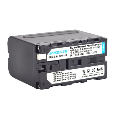 桑格np-f970电池索尼摄像机