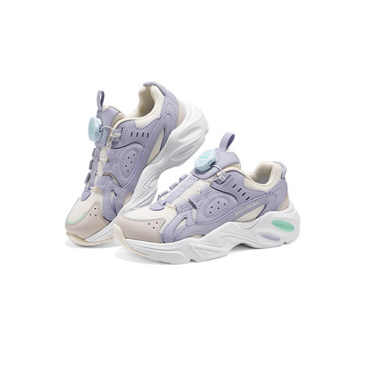 Skechers斯凯奇女童舒适透气百搭休闲旋转钮纽扣老爹鞋319072L