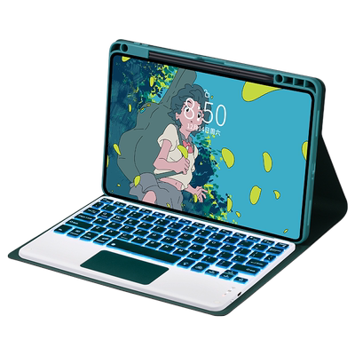简约华为平板带笔槽键盘保护套