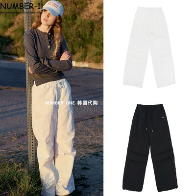 韩国代购pivvee高尔夫球服26年女款春季简约纯色轻质舒适运动长裤