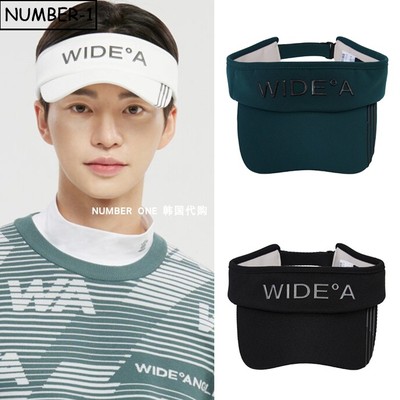 韩国代购w angle高尔夫球帽25年男冬季纯色徽标符号运动帽空顶帽