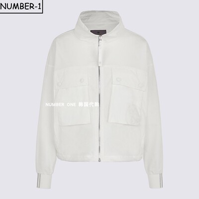 韩国代购GFORE高尔夫球服26年女款春季纯色简约口袋拉链夹克外套