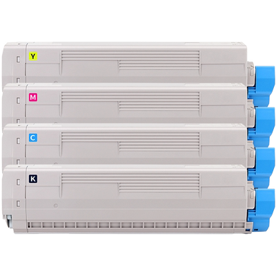 适用OKI C844dnw粉盒C844dnL粉盒OKI C834nw C834dnw碳粉盒C824n C834n C844n彩色墨粉盒激光打印机墨盒 硒鼓