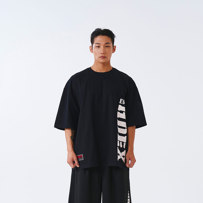 HDEX 25夏季新品宽松复古水洗做旧百搭休闲短袖T恤韩国代购