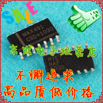 MAX491CSD+ MAX491ESD+ MAX491 贴片 SOP14  全新正品