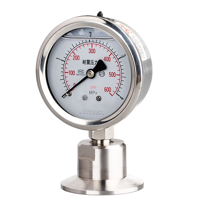 隔膜压力表ytp60径向耐震连接