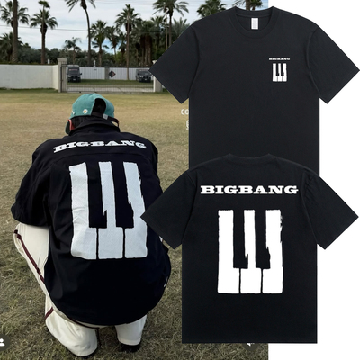 科切拉音乐节bigbang20周年GD权志龙演唱会同款太阳短袖T恤