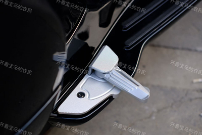 适用于vespas125/lx125改装弹射脚踏 后脚踏板 踩脚板 铝合金脚踏