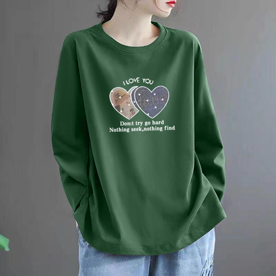 秋季长袖上衣大码女装200斤