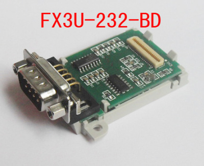适用三菱FX3U的PLC扩展卡 扩展一个9针RS232公头口  FX3U-232-BD