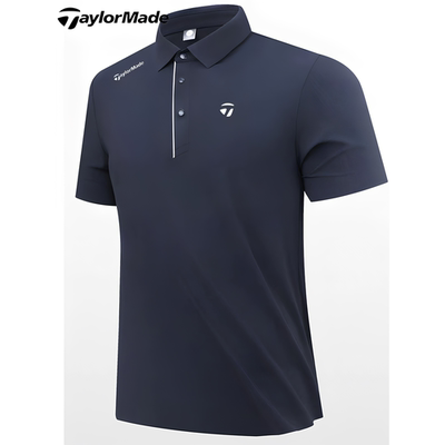 TaylorMade泰勒梅夏季新款正品高尔夫短袖运动男士速干T恤polo衫