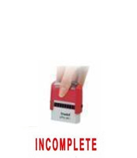 trodat/卓达4911回墨印章 万次印章E027 INCOMPLETE