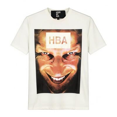 香港正品Hood By Air（稀有）HBA Aphex Twin 人像印花短袖T恤tee