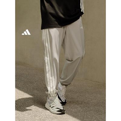 舒适百搭三条纹休闲运动裤男新款adidas阿迪达斯轻运动KC2841