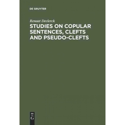 按需印刷DEG Studies on Copular Sentences, Clefts and Pseudo Clefts[9783110132861]
