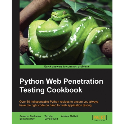 按需印刷Python Web Penetration Testing Cookbook[9781784392932]